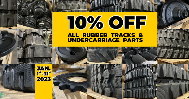 Rubbertrax - Rubber tracks, tires, and undercarriage parts